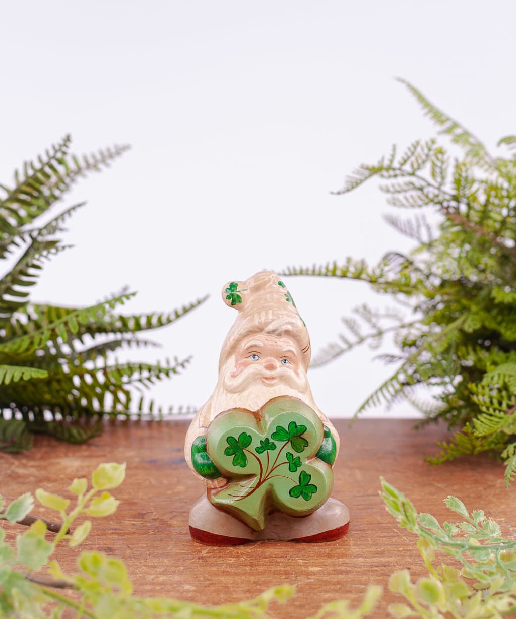 St. Patrick's Day Irish Santa Series Chalkware by Vaillancourt Folk Art