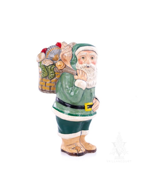 Nantucket Shell Seeker Santa from Vaillancourt