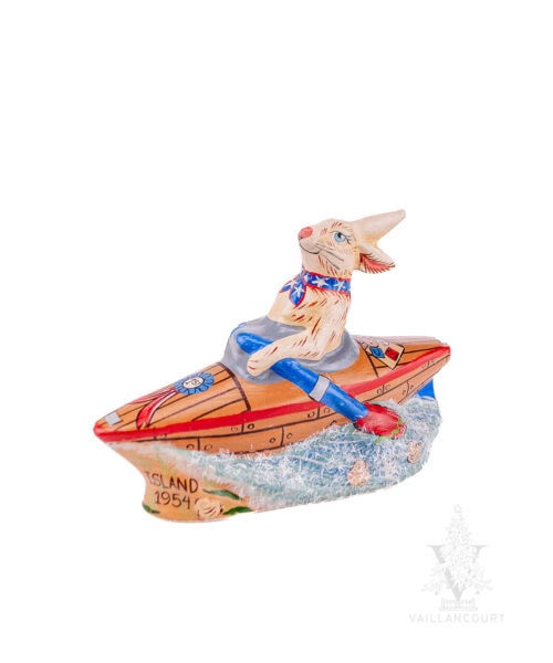 Parade Rabbit in Kayak from Vaillancourt