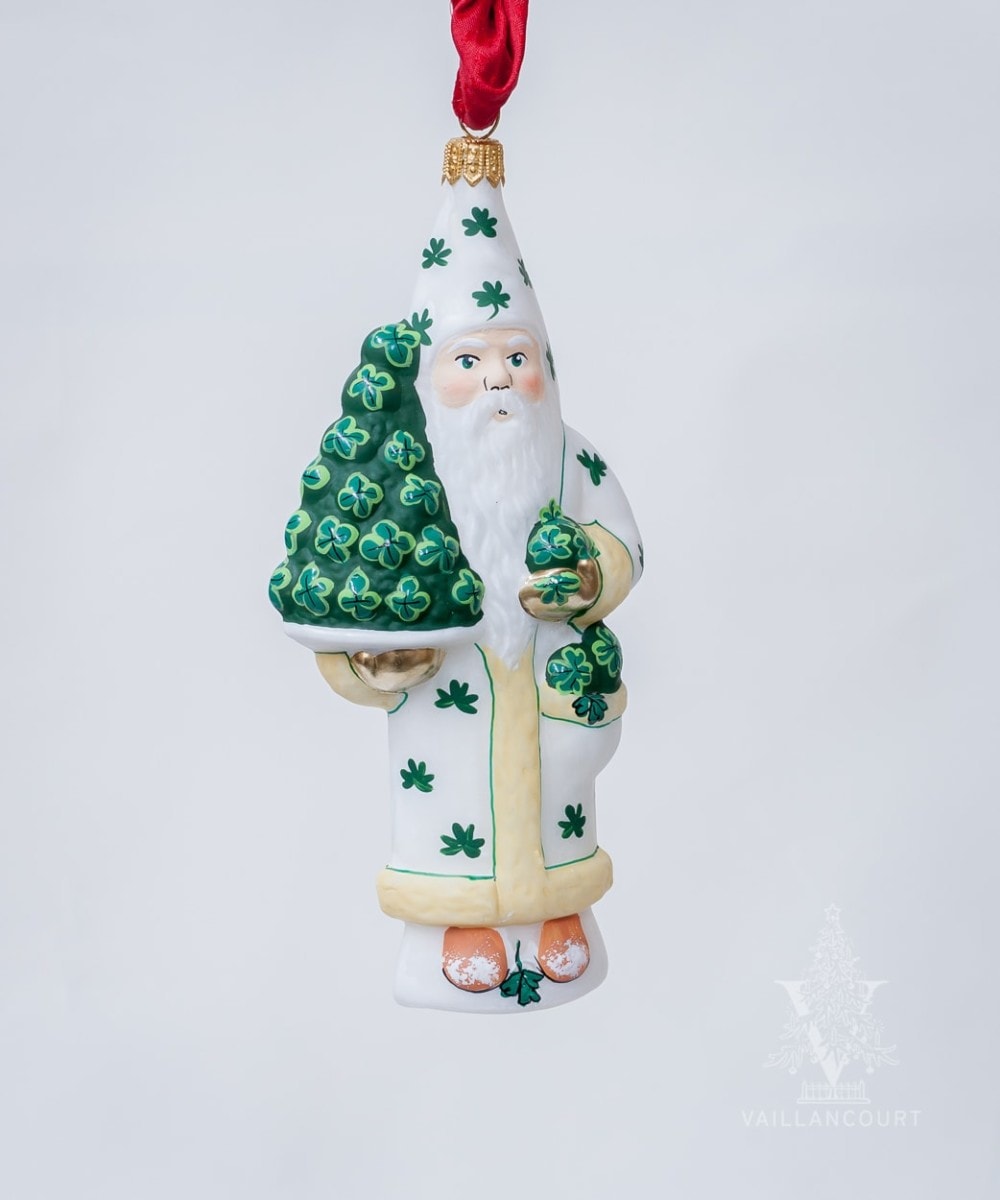 St. Patrick's Day Irish Santa Series Chalkware by Vaillancourt Folk Art