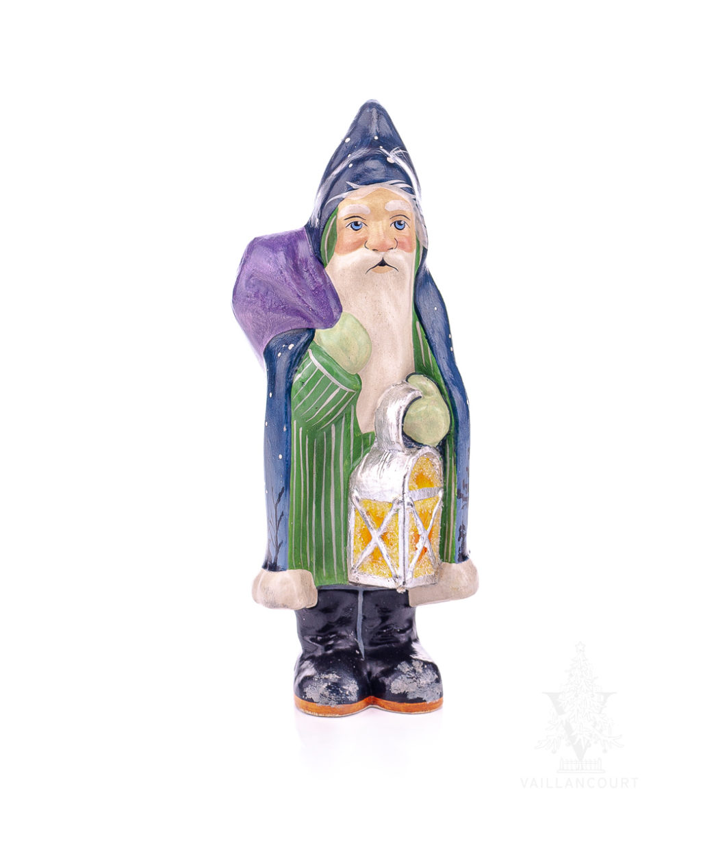 Big Gold European Father Christmas with Teddy Bears from Vaillancourt